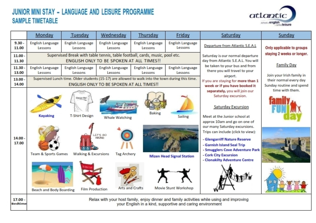Atlantic SEAL | Mini Stay Programme (Junior)